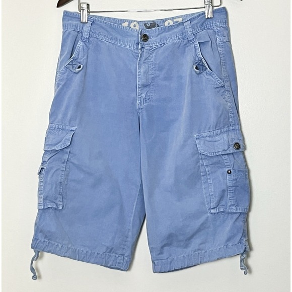 Fusai | Shorts | Fusai Cargo Shorts Mens 34 Blue Pockets Nautical ...